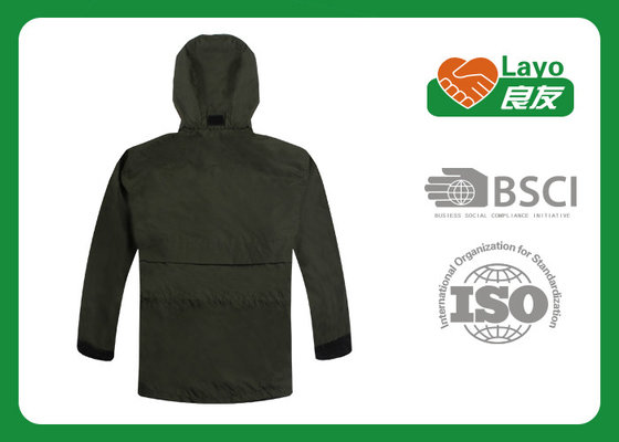 Olive Color Outdoor Softshell Jacket Multi Function For Adults