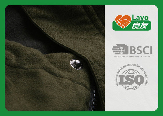 Layo Olive Outdoor Fleece Jackets For Hunting / Hiking / Camping