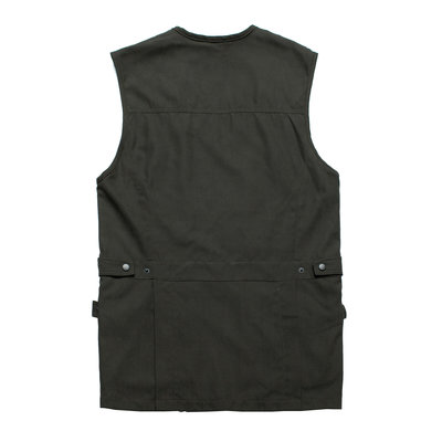 Classical Style Outdoor Travel Vests With Hidden Pockets Olive Color