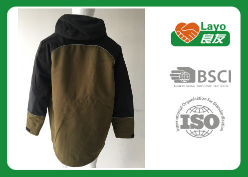 Multi Function Waterproof Breathable Rain Jacket / Coat Grey Color