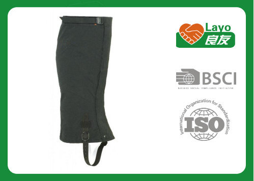 Layo Lightweight Hiking Gaiters , Waterproof Ankle Gaiters For Hiking