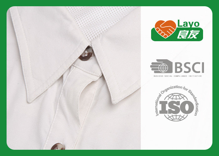White Moisture Wicking T Shirts , Quick Dry Long Sleeve T Shirts