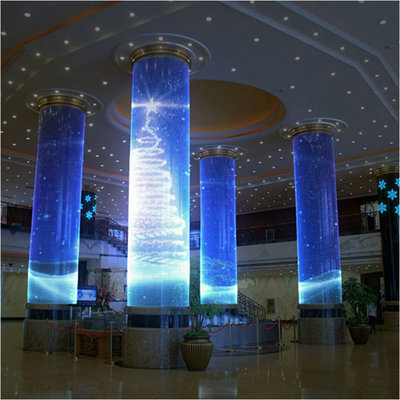 Flexible And Soft LED Curtain Display Screen For Christmas Decoration