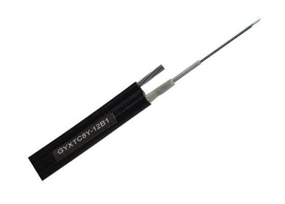 Central Loose Tube 6 Core Fiber Optic Cable , Figure 8 Self Supporting Aerial Cable
