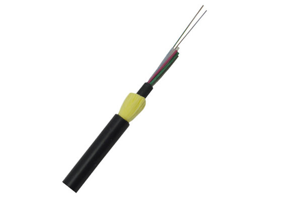 Aramid Yarn 96 Core Fiber Optic Cable , Flexible Aerial Fiber Optic Cable