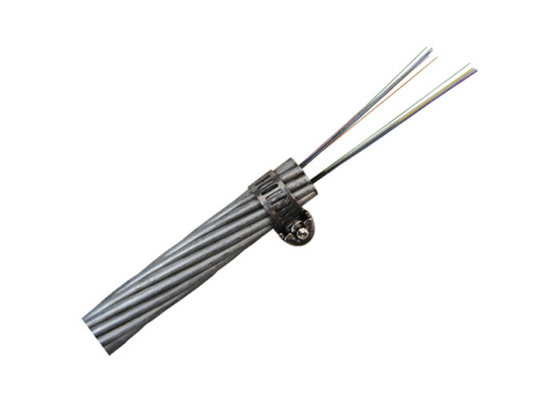 Standard Color Overhead Fiber Optic Cable , OPGW Outdoor Rated Fiber Optic Cable
