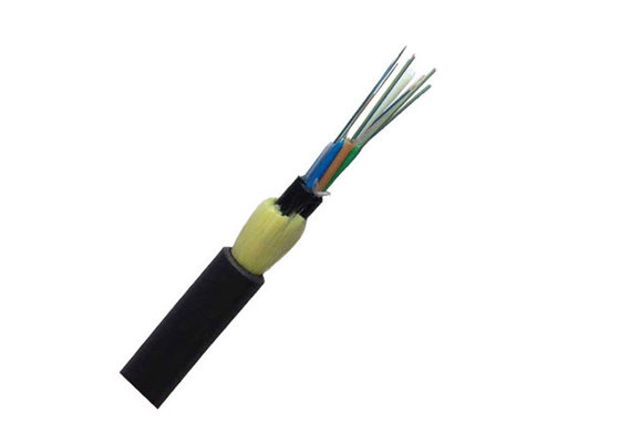 G652D ADSS Fiber Cable With Aramid Yarn Large Span RTS Double Jacket