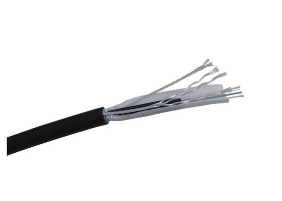Butterfly Flat Fiber Optic Drop Cable ITU Standard 6mm Outdoor Flexible Pipe