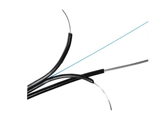 G657 / G652D FTTH Outdoor Fiber Cable Customized Black LSZH Sheath