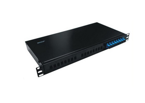 Drawer Type Fiber Optic Patch Panel , LC Simplex 96 Port Fiber Optic Panel