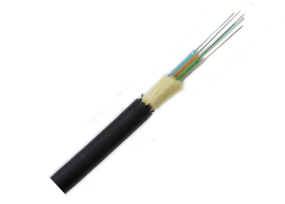 Mini Span G652D ADSS Fiber Cable Single Mode PE / AT Sheath Material