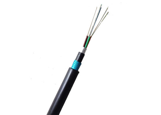Armored Direct Burial Fiber Optic Cable , Underground Fiber Optic Cable GYTA53