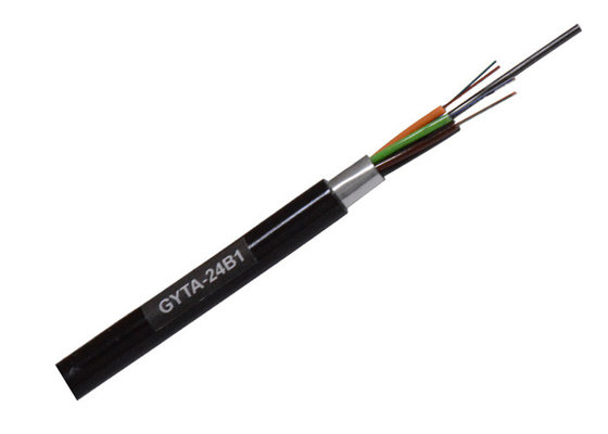 GYTA Aerial Duct Fiber Optic Cable For Zip Cord Interconnect Water Resistant
