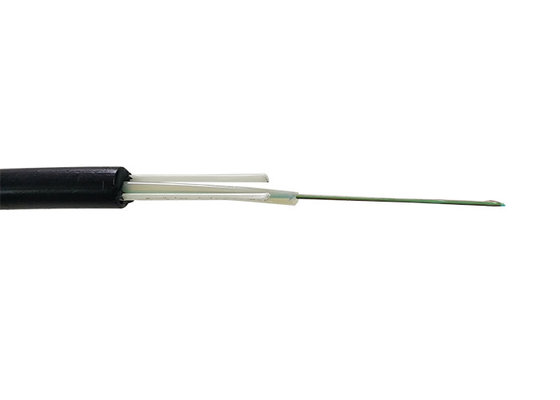 Two FRP Strengthen Outdoor Fiber Cable Central Loose Tube Type GYFXTY