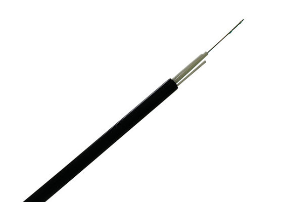 Two FRP Strengthen Outdoor Fiber Cable Central Loose Tube Type GYFXTY