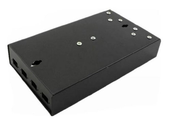 High Strength Fiber Optic Cable Accessories 4 Port FTTH Box ABS PC Material