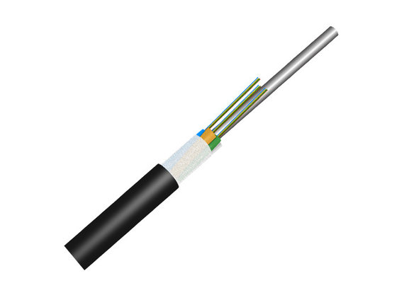 FRP Strength Member Duct Fiber Optic Cable Outdoor GYFTY With PE Sheath