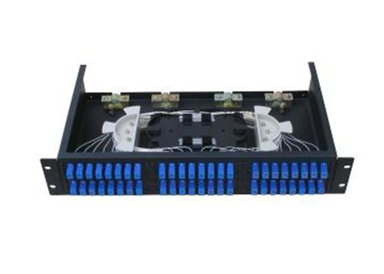 Rack Mounting Fiber Optic Cable Accessories Terminal Box Available For FC,ST,SC,LC
