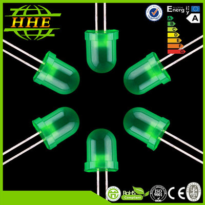 Diffused Lens Red Blue Green Yellow 8mm LED Diode 2.0-2.4V / 3.0-3.4V
