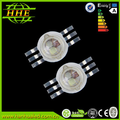 RGB 6-pin 3w EPILEDS chip high power LED diode , super bright LEDs