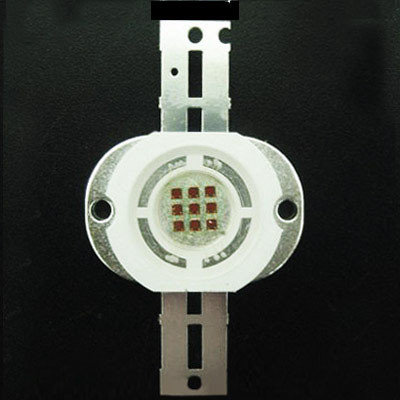 High Brightness 1050mA 620nm - 630nm red high power LED diodes 10w  6V - 7volt