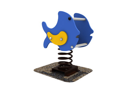 China Anti Crack Spring Rockers Playground Equipment With PE Board Lion supplier