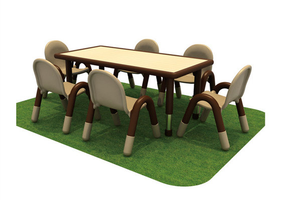Kindergarten Children Table And Chairs Top With PP Plastic  ISO9001 supplier