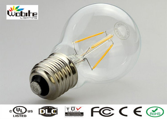 400 Lumen LED Filament Lamp 4W E27 Light Bulb No Mercury CE ROHS Approved
