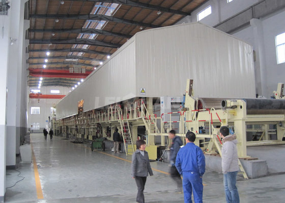 120t / d Papierproduktionslinie Wellpappenmaschine
