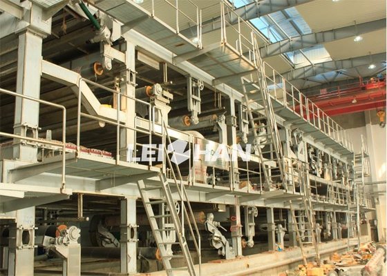 3800mm Fluting Paper Making Machine For Corrugated Cardboard Paper Project