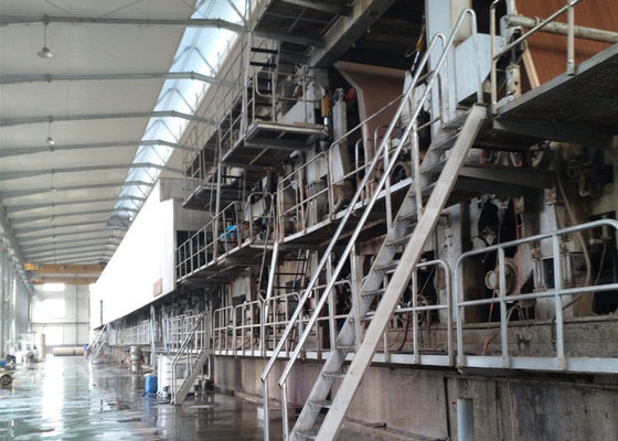 Recycled Carton Corrugated Paper Making Machine Fire Resistant Double Face