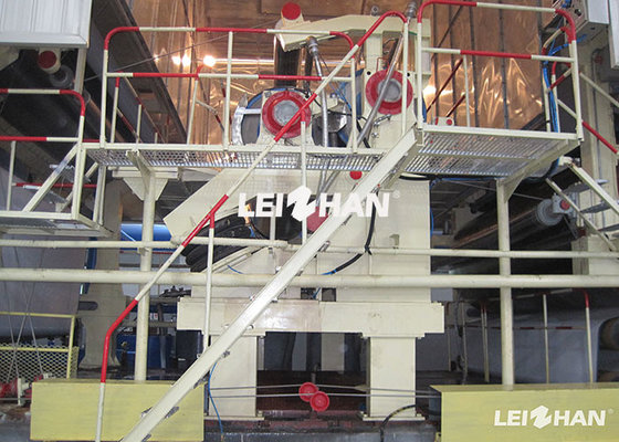 Corrugated Paper Cardboard Making Machine High Efficiency In Paper Production Line