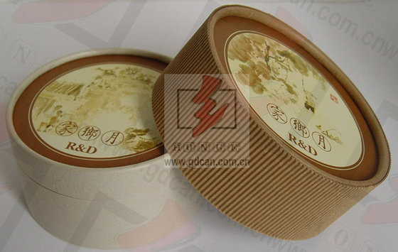 Storage Cardbord Cylinder Tube Packaging / Cardboard Wine Tubes
