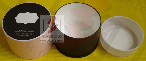 White Cardboard Cylinder Containers Packaging Tubes Eco Friendly