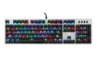 GK100S RGB Backlight Keys Wired Gaming Keyboard Aluminum Bezel Anti Scratch