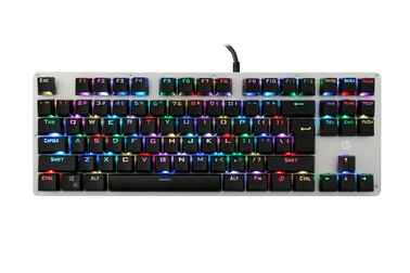 RGB Backlight Keys Wired Gaming Keyboard HP GK200S For Gaming Customization