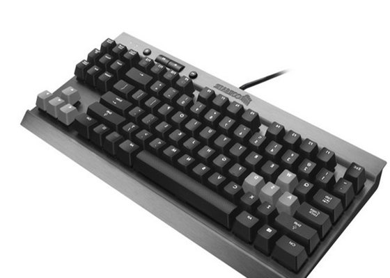 High End Slim Blue Led Mechanical Gaming Keyboard Humanized Design