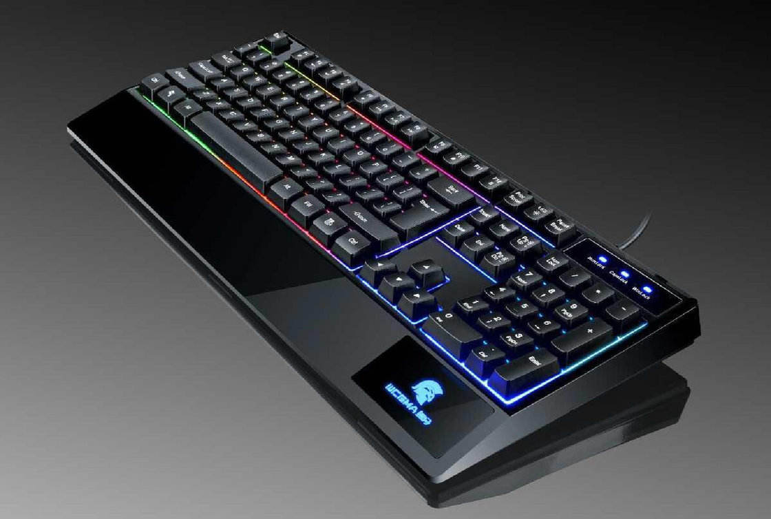 Ergonomic Bezel Keyboard Aluminum Alloy Plate With ABS Plastic Base