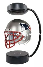 360 rotating magnetic levitation floating football helmet display ,hover helmet display stands