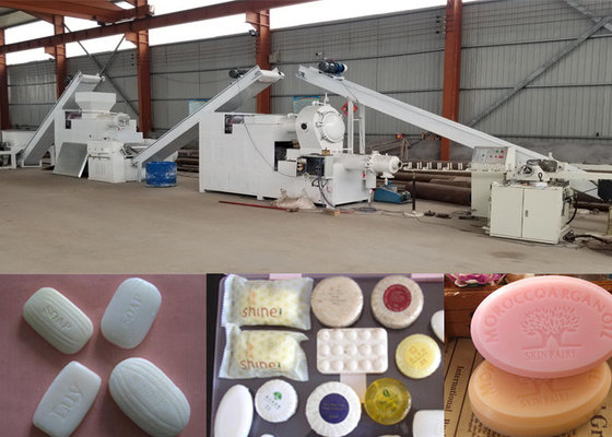 Small Investment Toilet Soap Production Line In Ethiopia With Mixex And Simplex Refiner