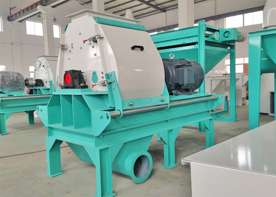 Industrial Wood Crusher Machine , Wood Pallet Crusher Turn Wood Chips To Sawdust