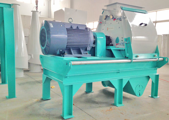 Industrial Wood Crusher Machine , Wood Pallet Crusher Turn Wood Chips To Sawdust
