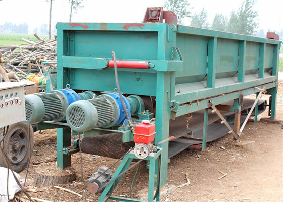 Double Roller Wood Debarking Machine