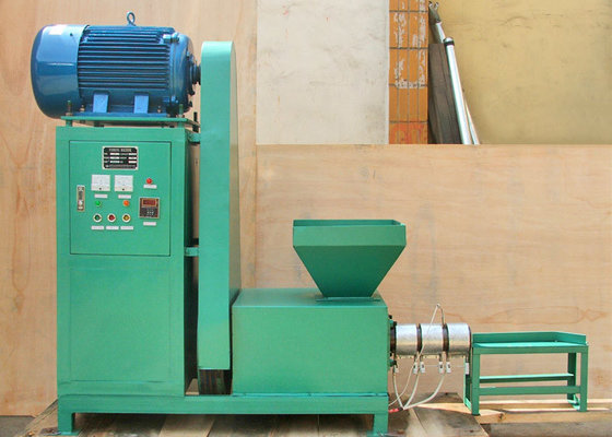 BBQ Charcoal Briquette Press Machine With 3-5mm Feeding Material Size