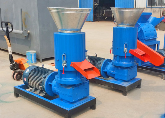 Flat Die Livestock Feed Pellet Machine Small Scale 230 / 380V / 415V