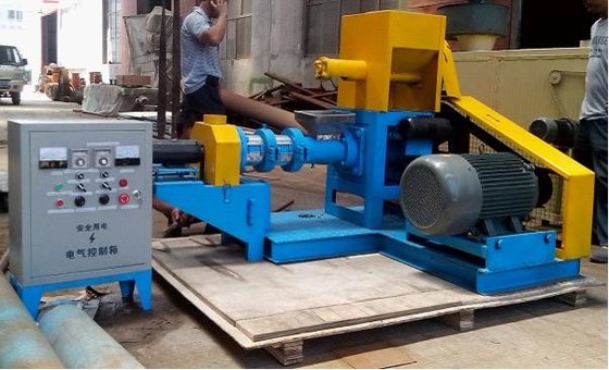 Floating Fish Feed Pellet Making Machine With Feeding Speed Adjustable