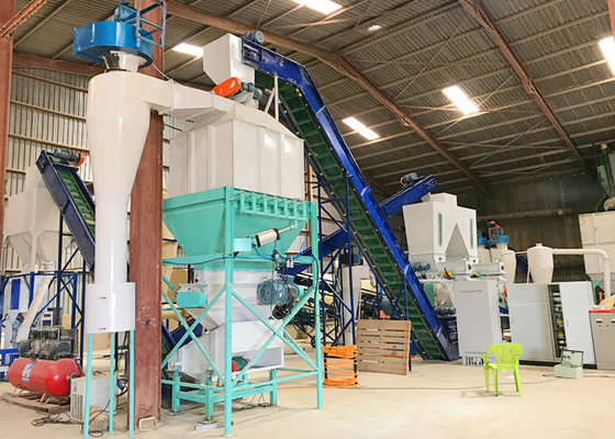 Rice Husk Pelletizing 2t/h Wood Pellet Production Line