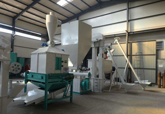 500kg/H Animal Feed Production Line For Chicken Duck Sheep Cow