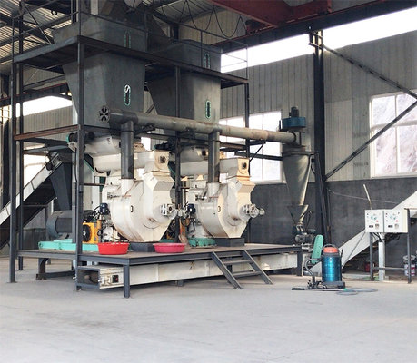 CE Certificate Ring Die 2T/H 3T/H Complete Wood Pellet Production Line