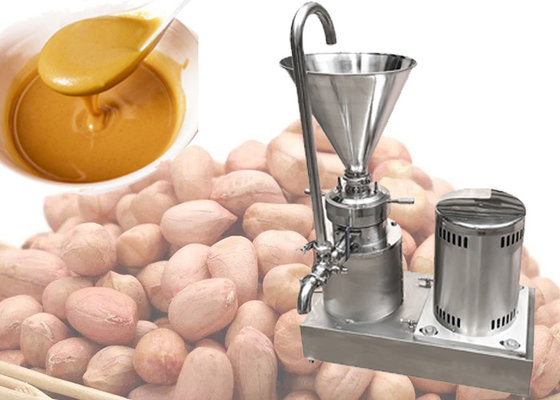 Peanut Butter 10-15 Kg/H Food Processing Machine Almond Butter Colloid